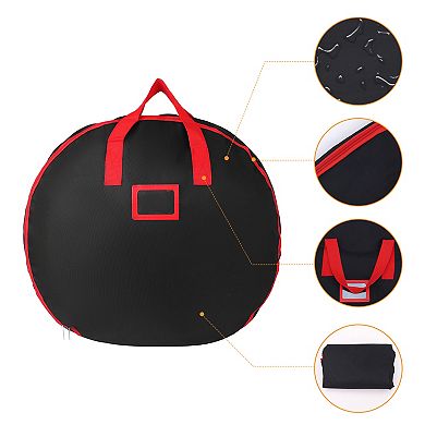 1 Pack Round Storage Bags with Handles, Moving Bags for Clothes ...