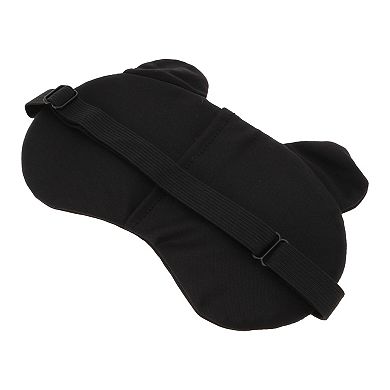 Soft Yellow Eyes Cross Eyes Sleep Mask Black Eye Shade Cover for Rest ...