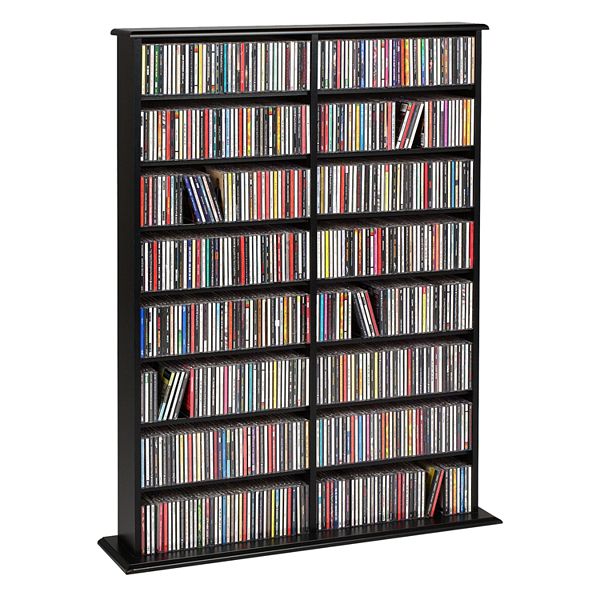 Prepac Double Width Multimedia Wall Storage