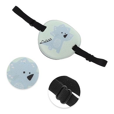 Soft Triceratops 3D Sleep Mask Blue Green 3D Eye Shade Cover for Rest ...