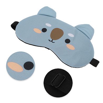 Soft Koala Eyes Sleep Mask Gray Eye Shade Cover for Rest for Travel for ...