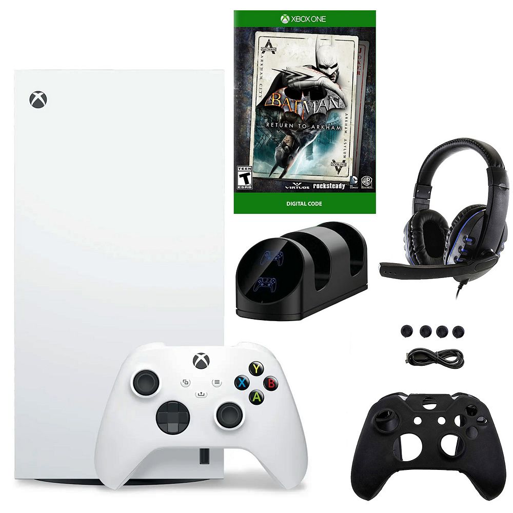 Xbox Series X Digital White Console with Return to Arkham Game ...