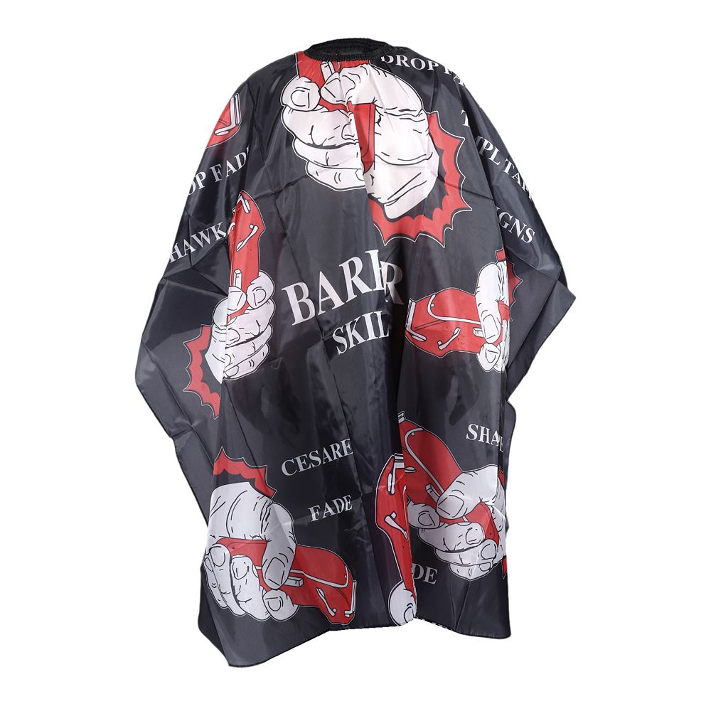 Stripe Pattern Hairdressing Cape for Barber Shop 60.63"x55.12" Black ...