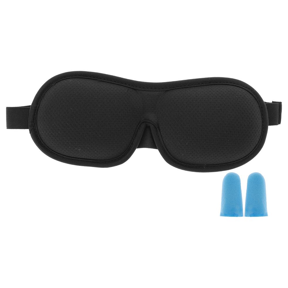 Soft Mesh Style 3D Sleep Mask Black 3D Eye Shade Cover for Rest for Nap ...