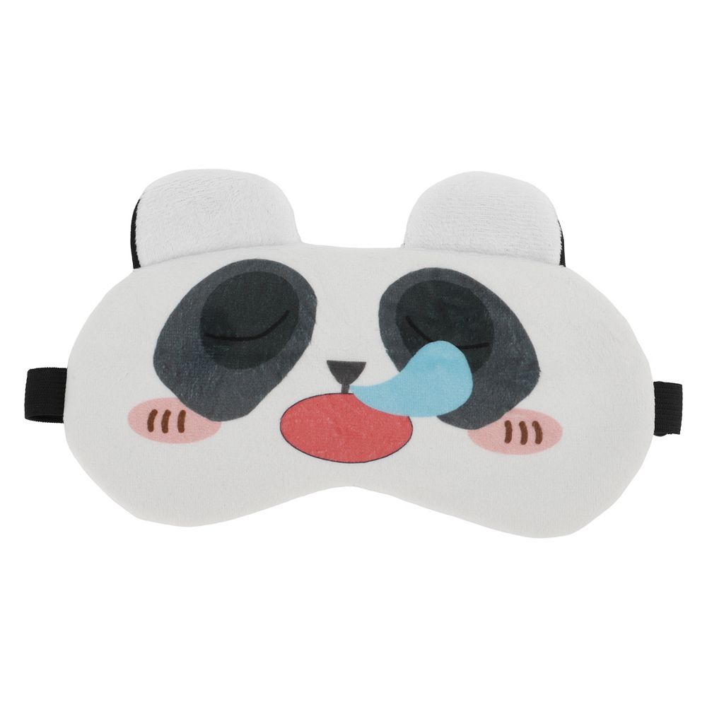 Soft Cartoon Runny Nose Sleep Mask Grey White Eye Shade Cover for ...