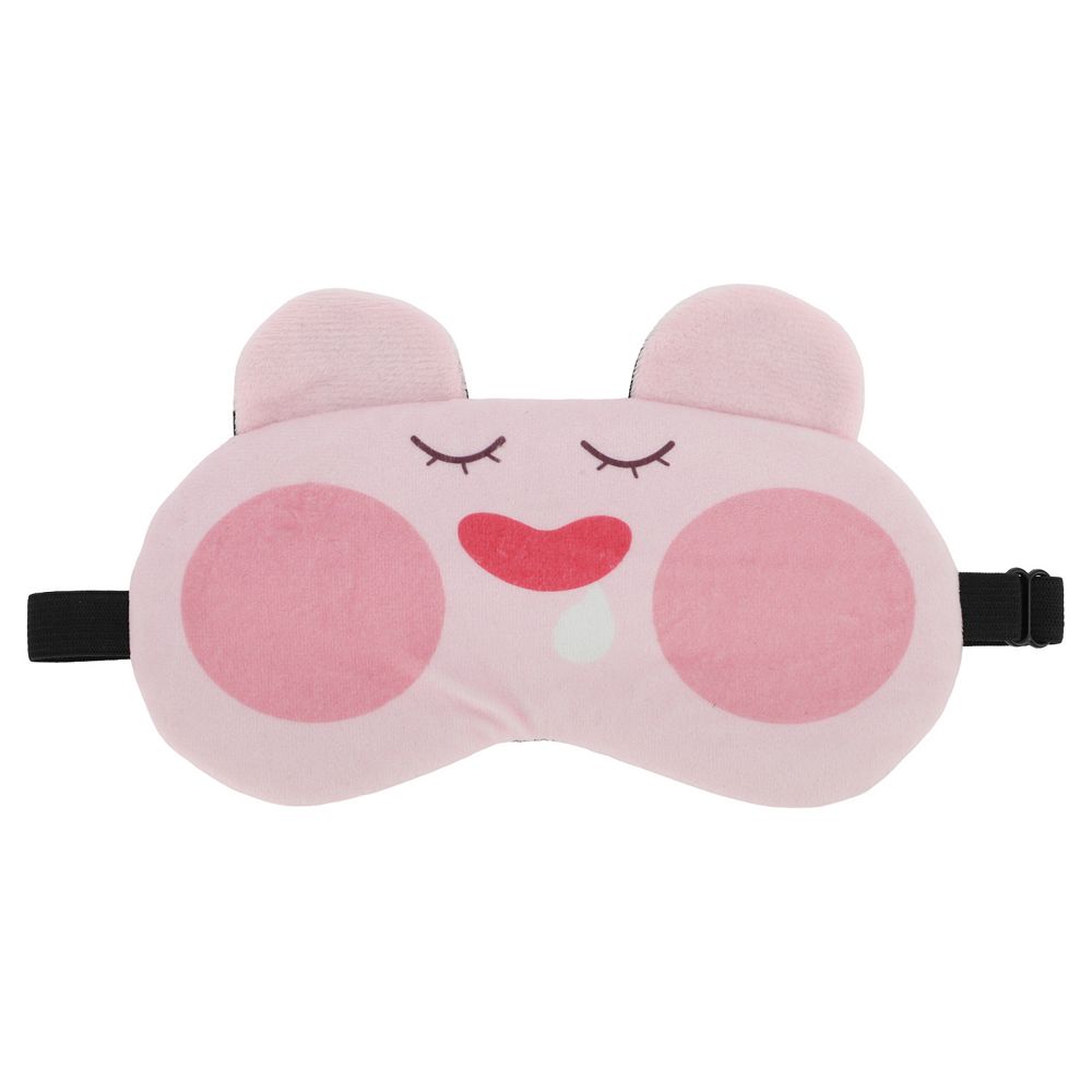 Soft Cartoon Drooling Sleep Mask Pink Eye Shade Cover for Travel for ...