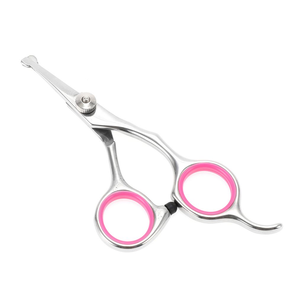 1 Pc Round Head Dog Grooming Scissors for Pets Shop 4 Inches