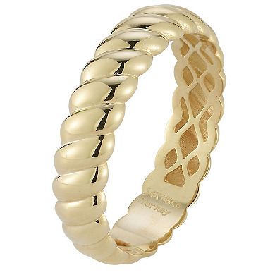 LUMINOR GOLD 14k Gold Twist Band Ring
