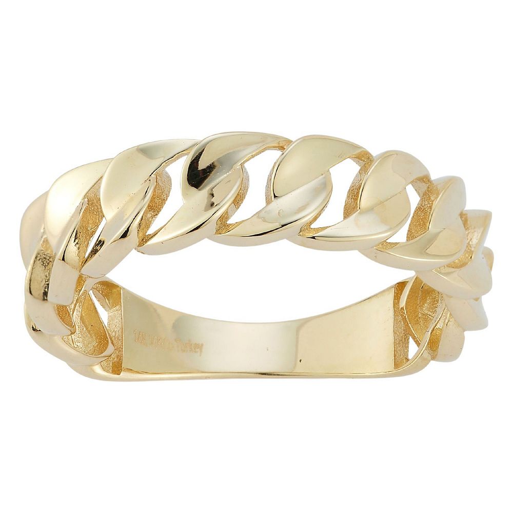 LUMINOR GOLD 14k Gold Chain Link Ring