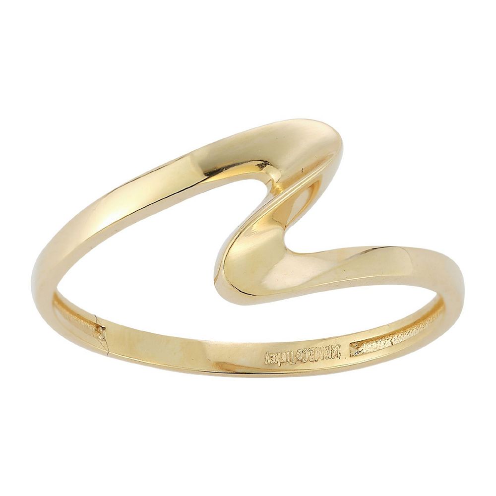 LUMINOR GOLD 14k Gold Wave Ring