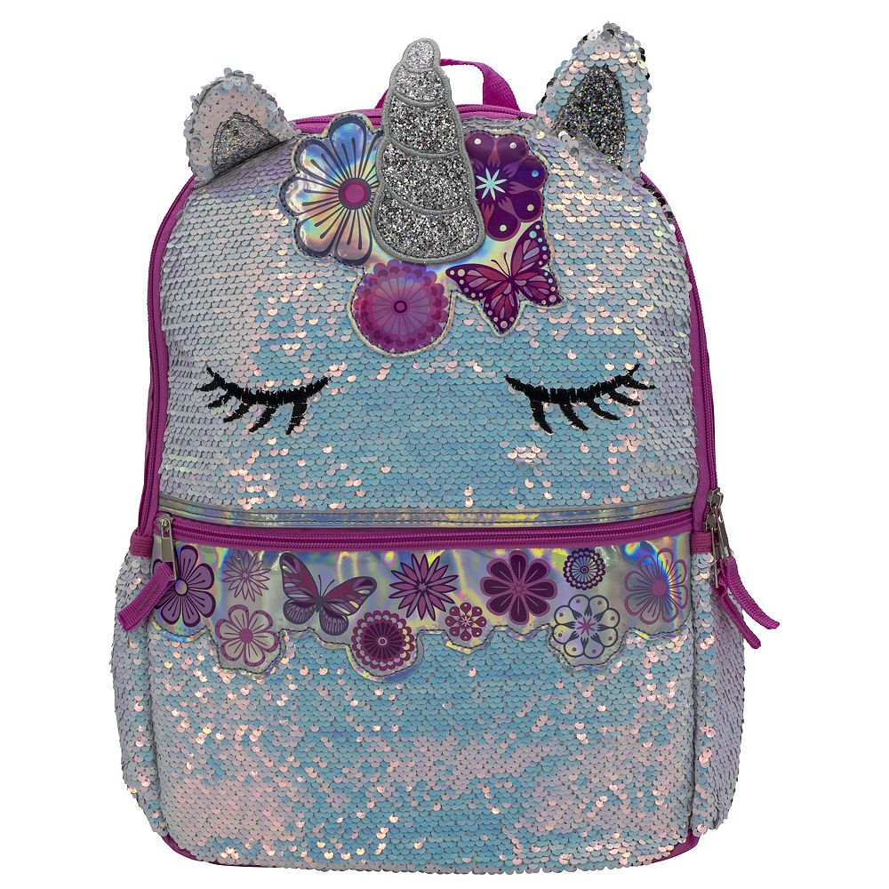 Kids Unicorn Shimmer Sequin Backpack