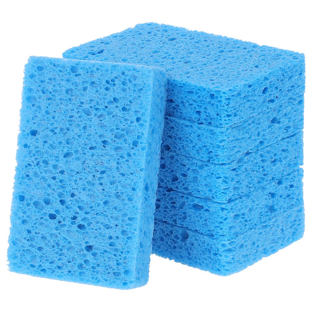 6 Pack Non-Scratch Sponges, Kitchen Dish Sponge, Household Cleaning ...