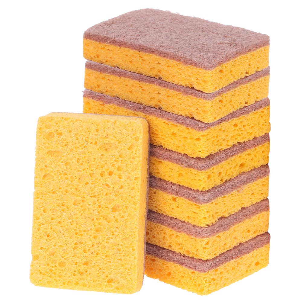 Dual Sided Cleaning Sponges, Kitchen Dishes Sponge, for Household, Bathroom