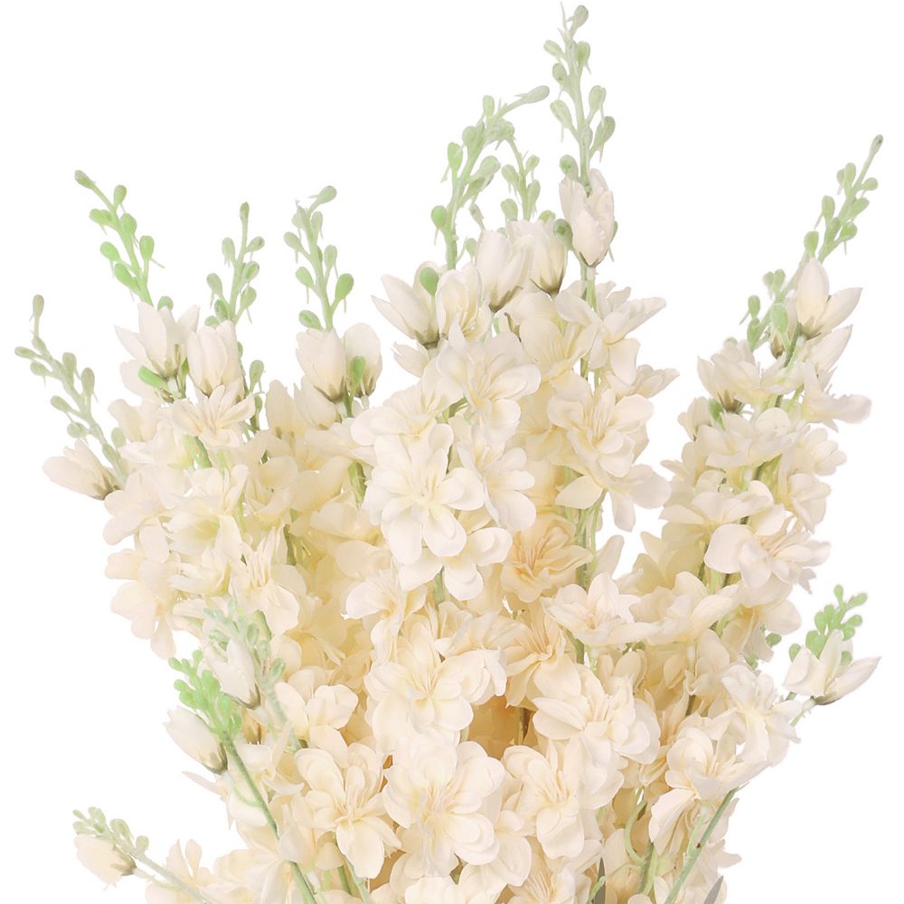 Delphinium Artificial Flowers 10 Pcs Silk Fake Larkspur Flower Long ...