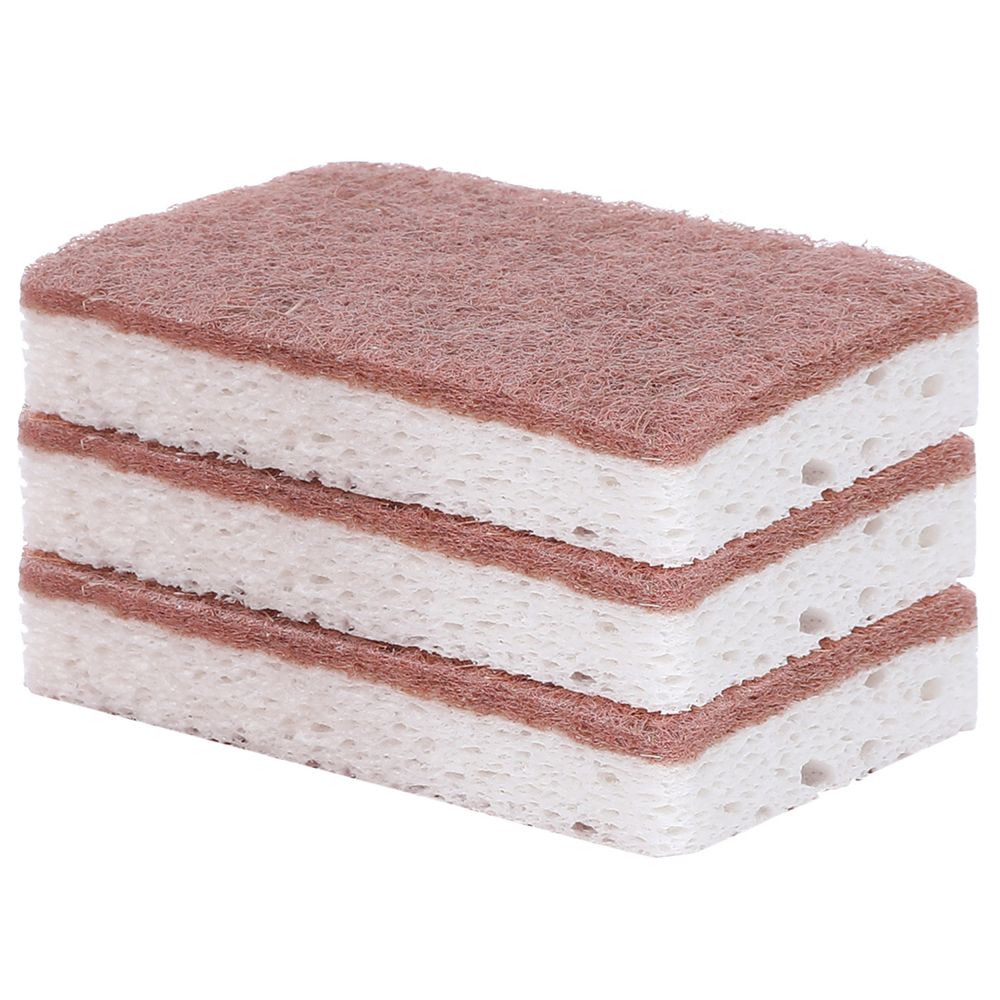 Dual Sided Cleaning Sponges, Kitchen Dishes Sponge, for Household, Bathroom