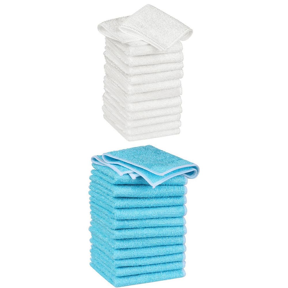 Dish Wash Cloths, 24 Pack Kitchen Wash Cloths Terry Dish Kitchen Towel ...