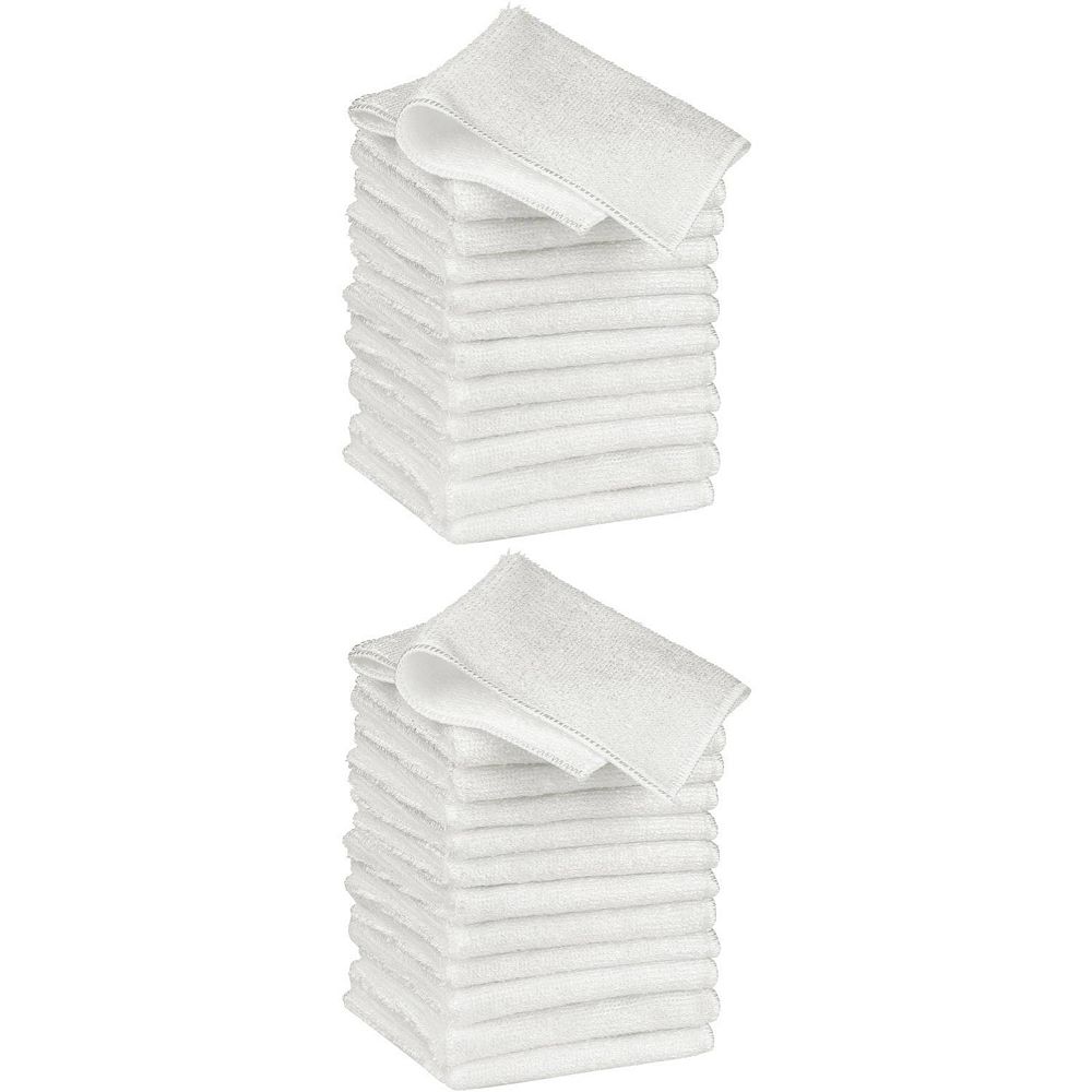 Dish Wash Cloths, 24 Pack Kitchen Wash Cloths for Dishes Terry Dish ...