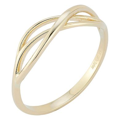 LUMINOR GOLD 14k Gold Wave Ring