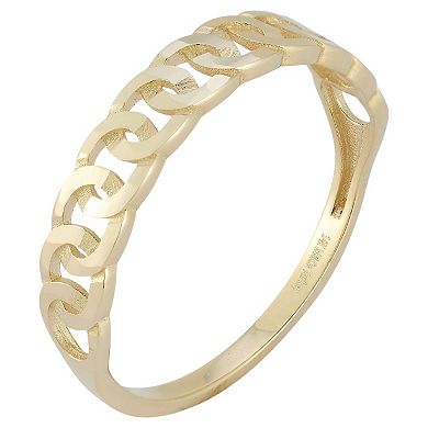 LUMINOR GOLD 14k Gold Link Ring