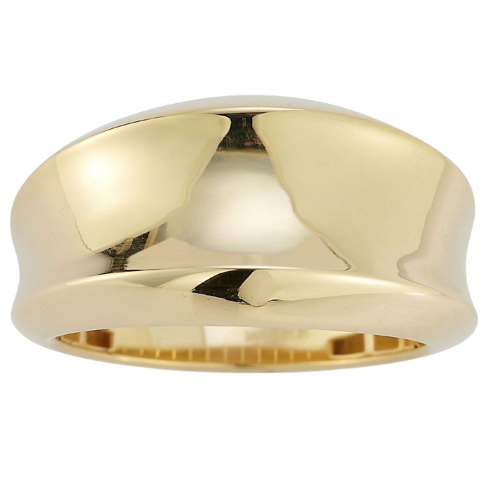 LUMINOR GOLD 14k Gold Concave Ring