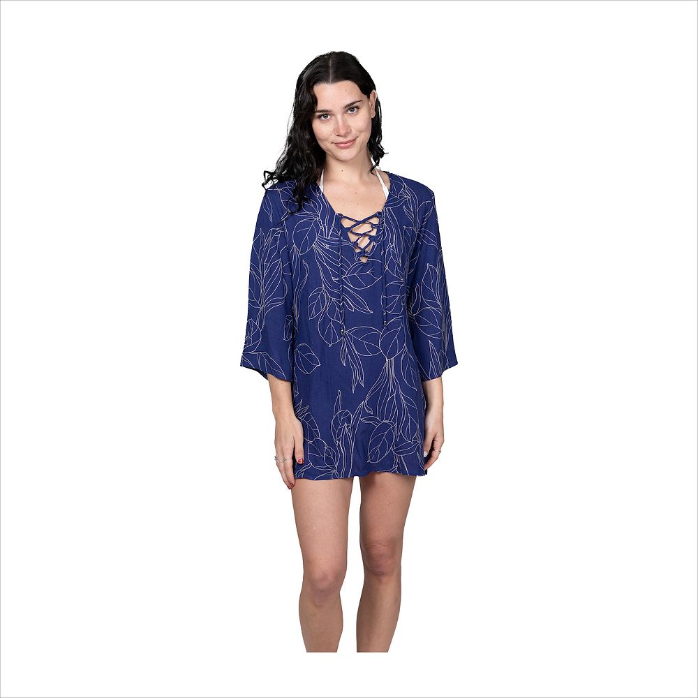 Women's Portocruz Lace Up Tunic Swim Cover-Up