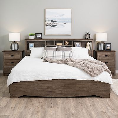 Prepac king bookcase headboard store