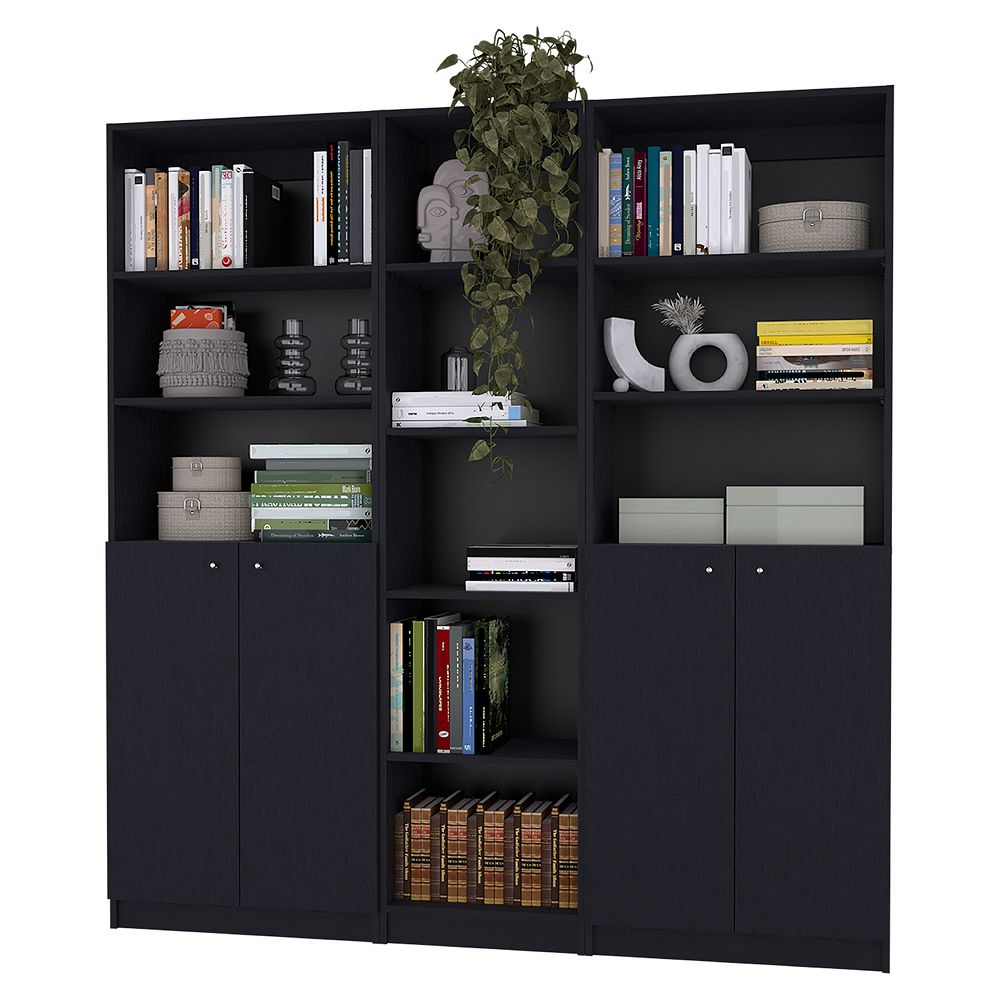 Grants 3 Piece Living Room Set, Black