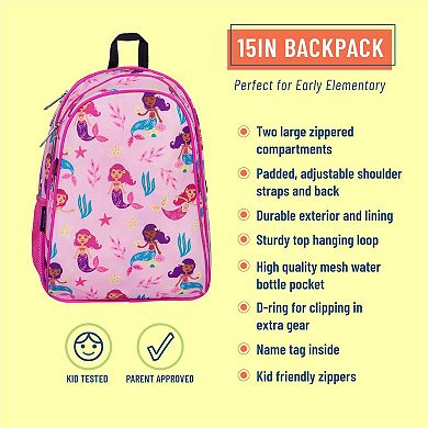 Groovy Mermaids 15 Inch Backpack