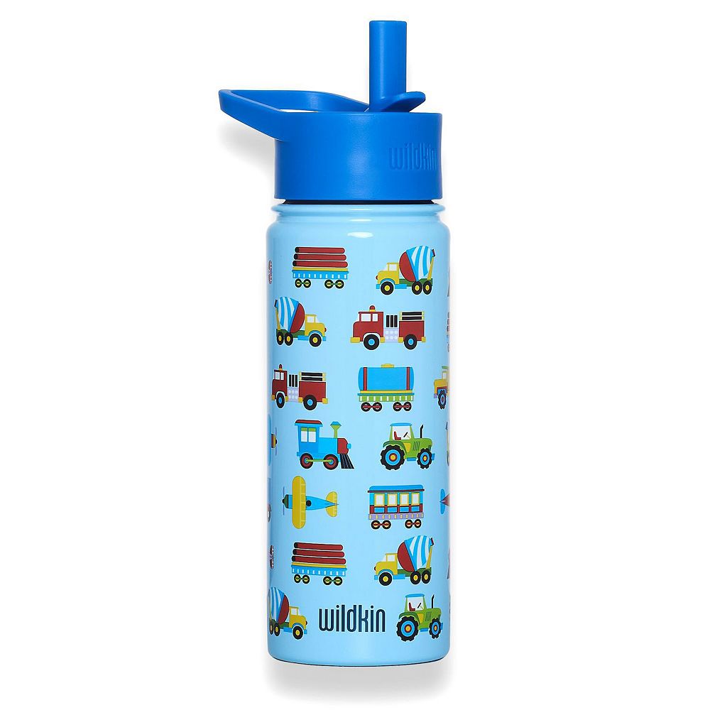 Trains, Planes & Trucks 18 oz Steel Water Bottle
