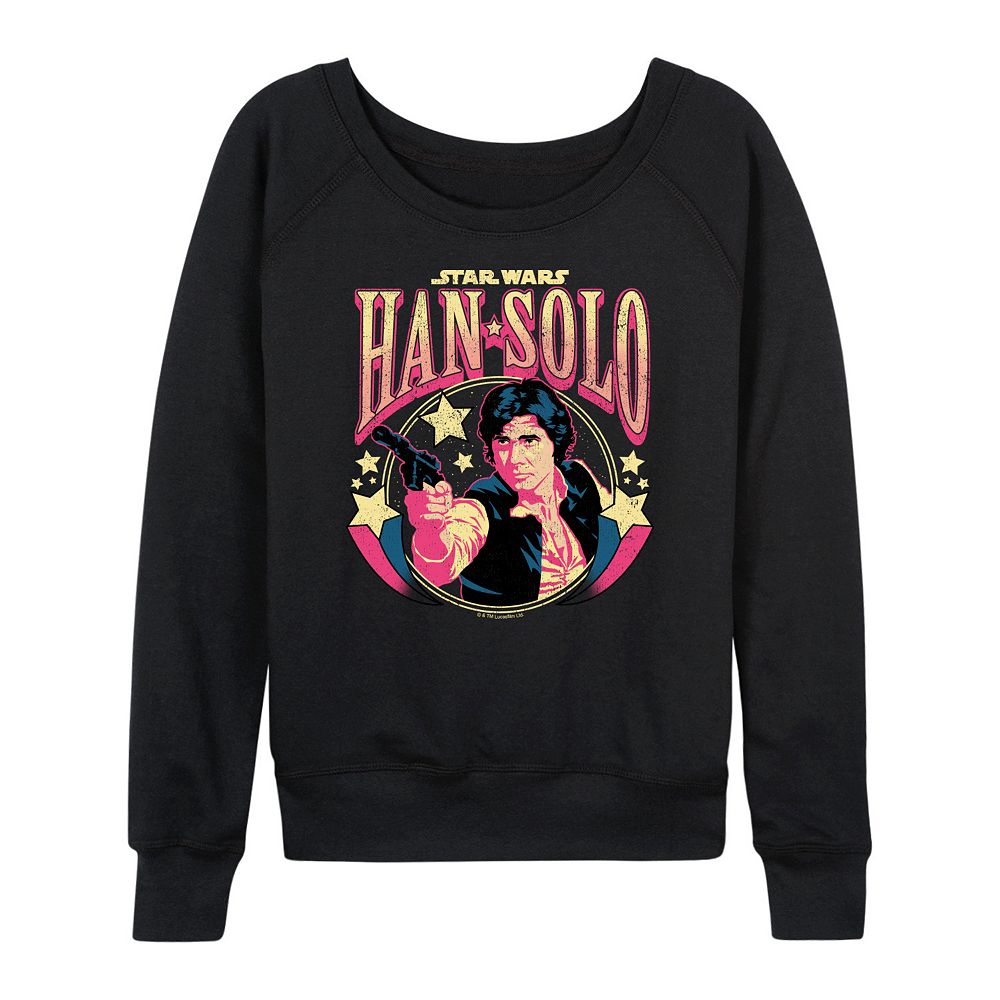 Women's Star Wars Han Solo Rock French Terry Long Sleeve Tee