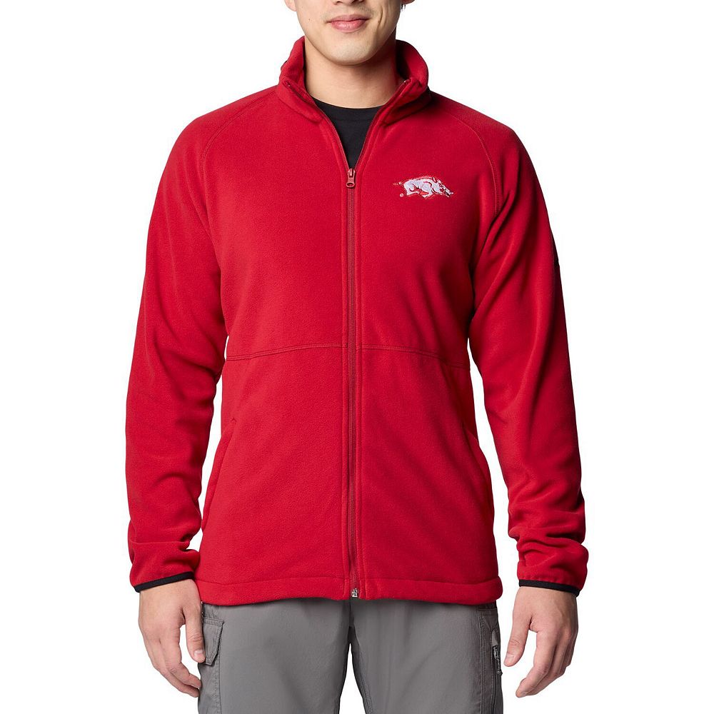 Men's Columbia Cardinal Arkansas Razorbacks Flanker IV Fleece Raglan ...