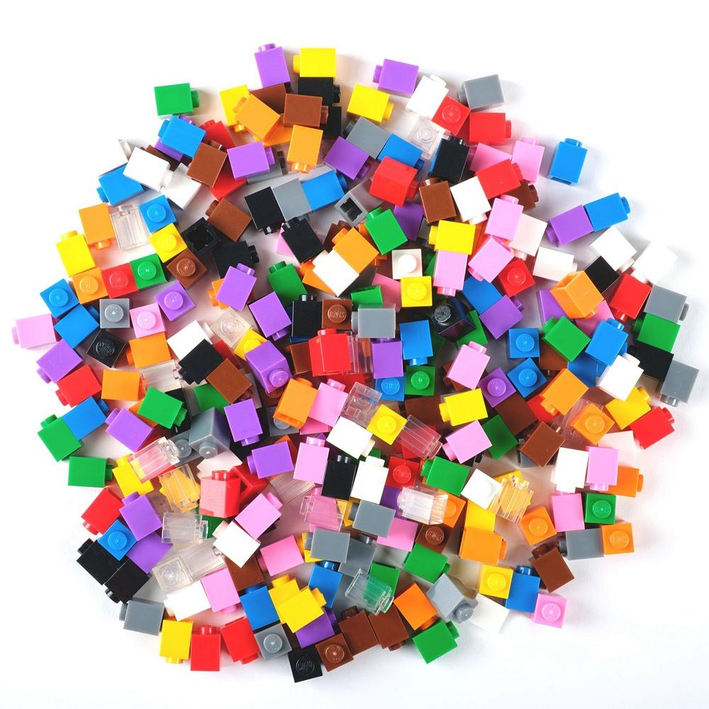 Classic Bricks Set Color, Starter Kit 12 Colors 1x1 , 288 Piece