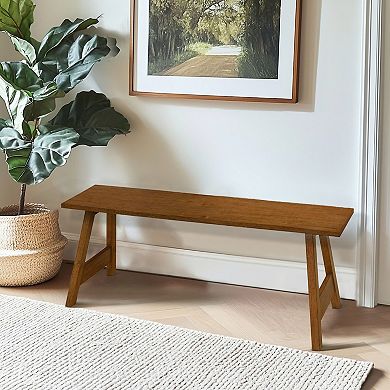 INK+IVY Jacob Wood Bench