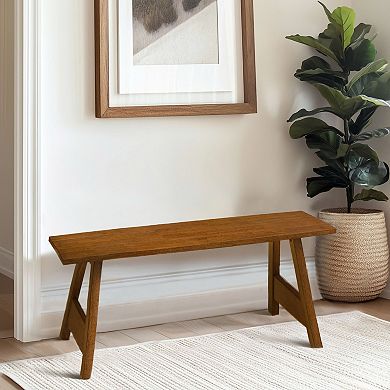 INK+IVY Jacob Wood Bench