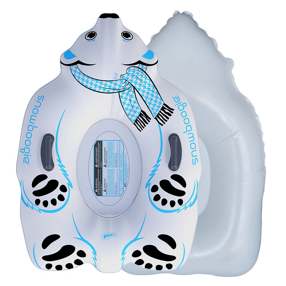 Wham-O Snowboogie Winter Snow Tube, 44" Single Rider Inflatable Animal Sled
