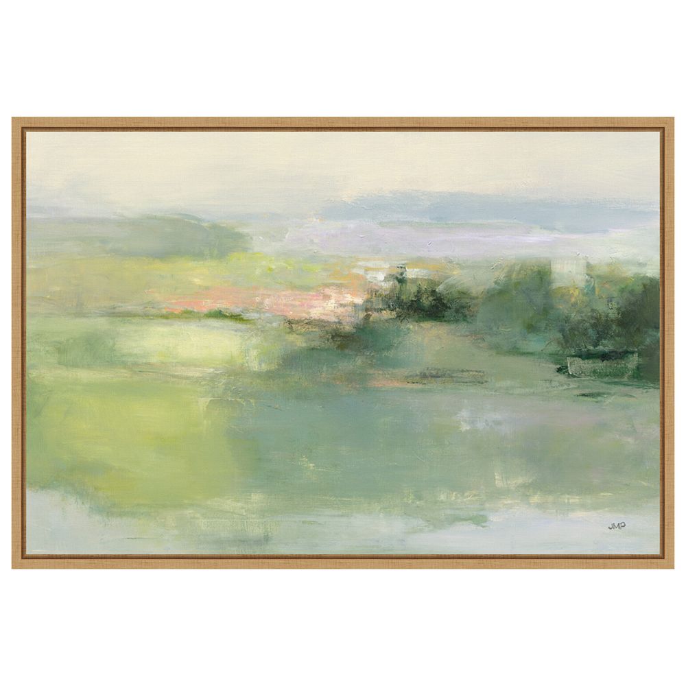 Gentle World by Julia Purinton Framed Canvas Wall Art Print