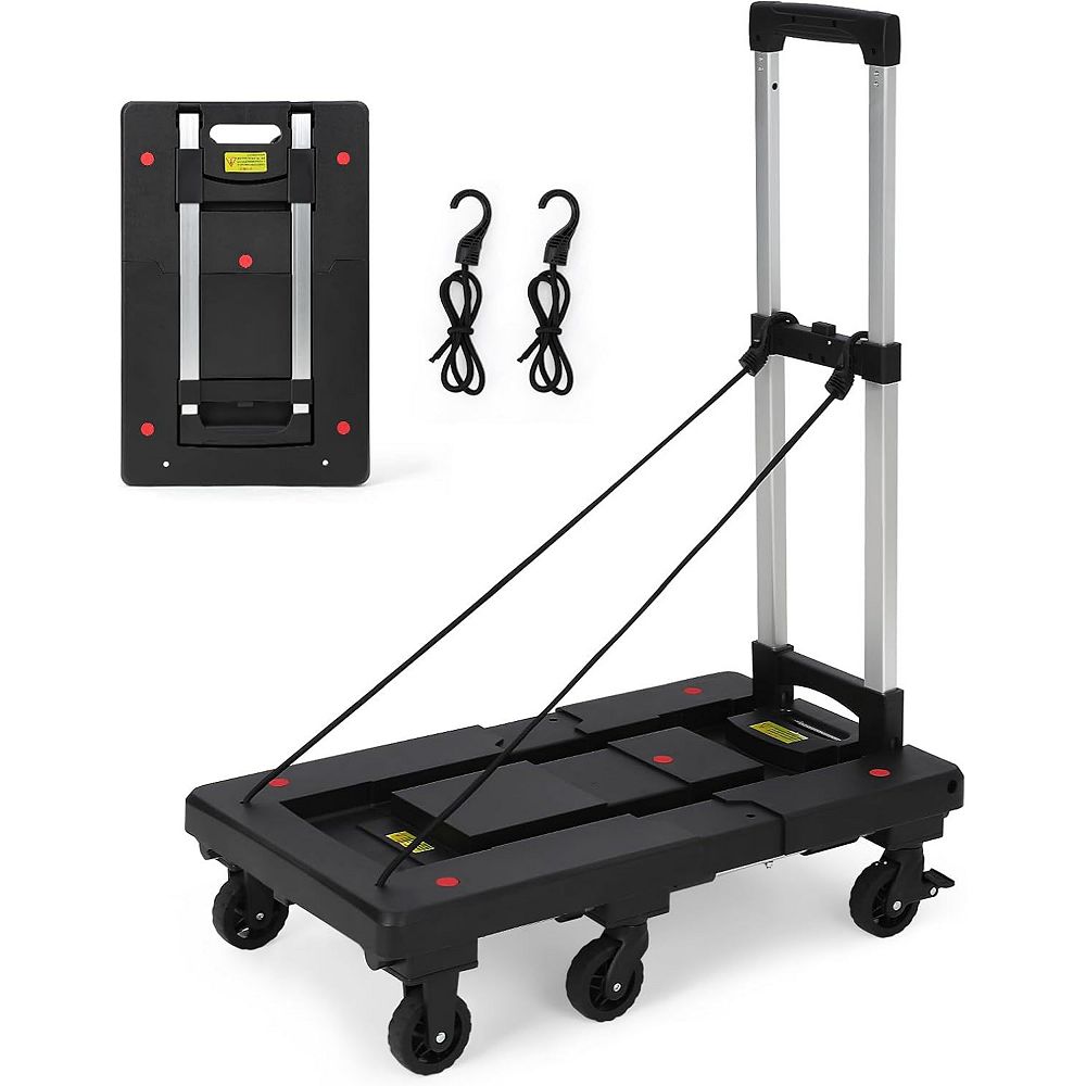 Folding Hand Truck Portable Dolly for Travel, Moving, Shopping, Office Use