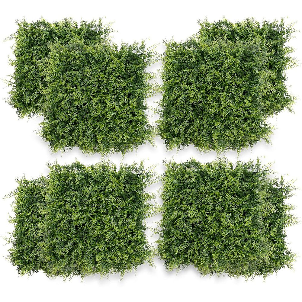 Artificial Hedge Panels Greenery Wall, for Outdoor Garden Birthday ...