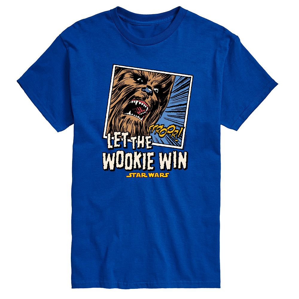 Big & Tall Star Wars Let The Wookie Win Graphic Tee