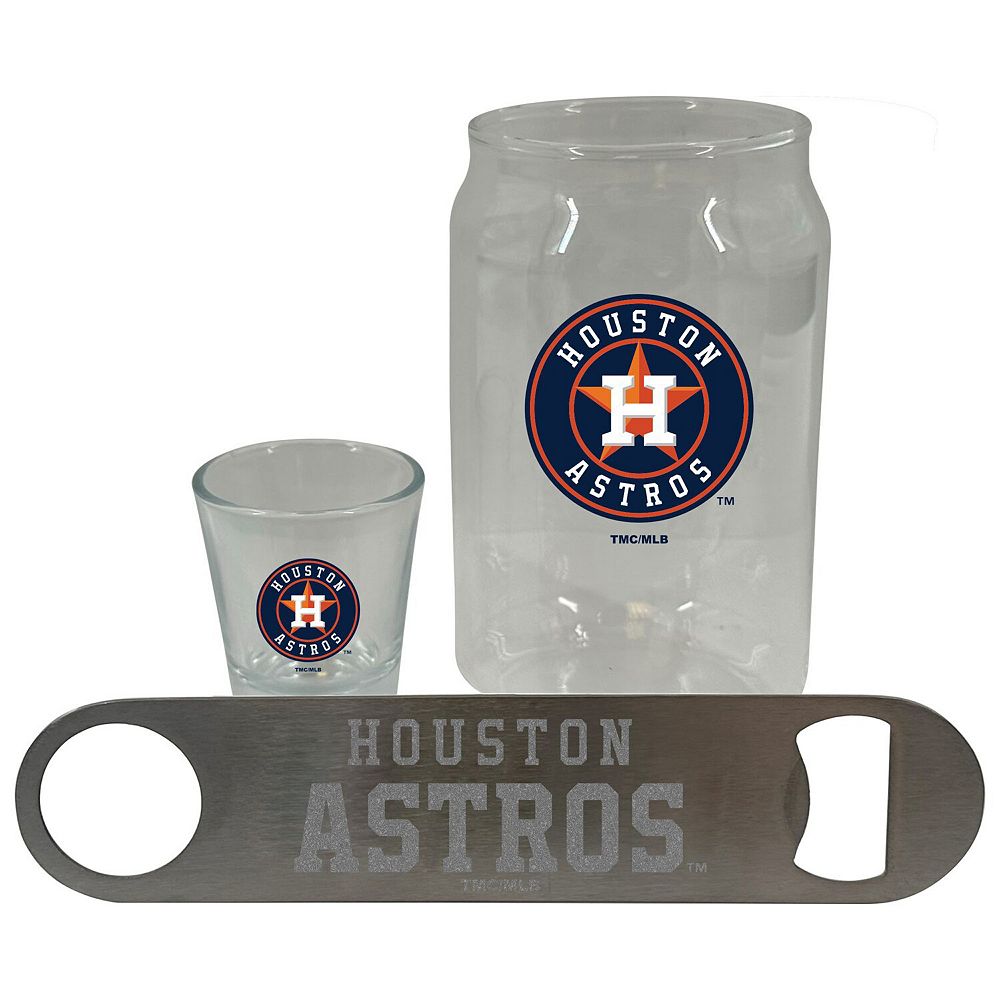 The Memory Company Houston Astros Three-Pack Beer Glass, 2oz. Shot ...