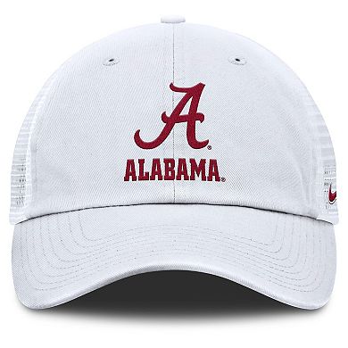 Men's Nike White Alabama Crimson Tide Club Trucker Adjustable Hat
