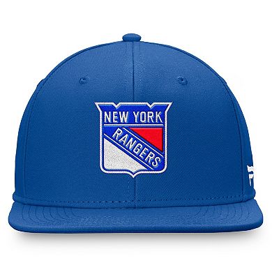 Men's Fanatics Royal New York Rangers Core Primary Logo Fitted Hat