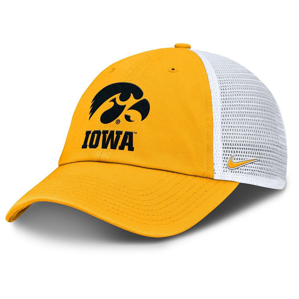 Men's Nike Gold Iowa Hawkeyes Club Trucker Adjustable Hat