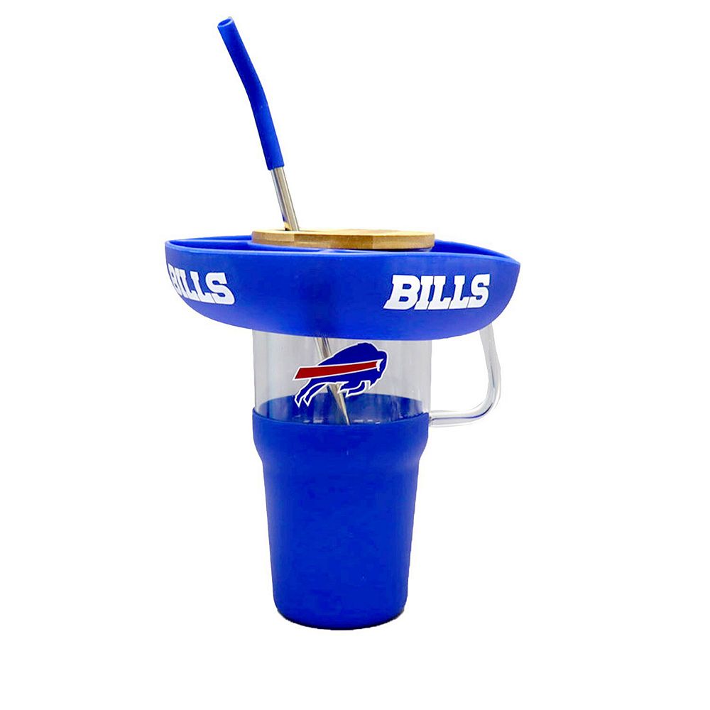 The Memory Company Buffalo Bills 40oz. Glass Tumbler with Silicone ...