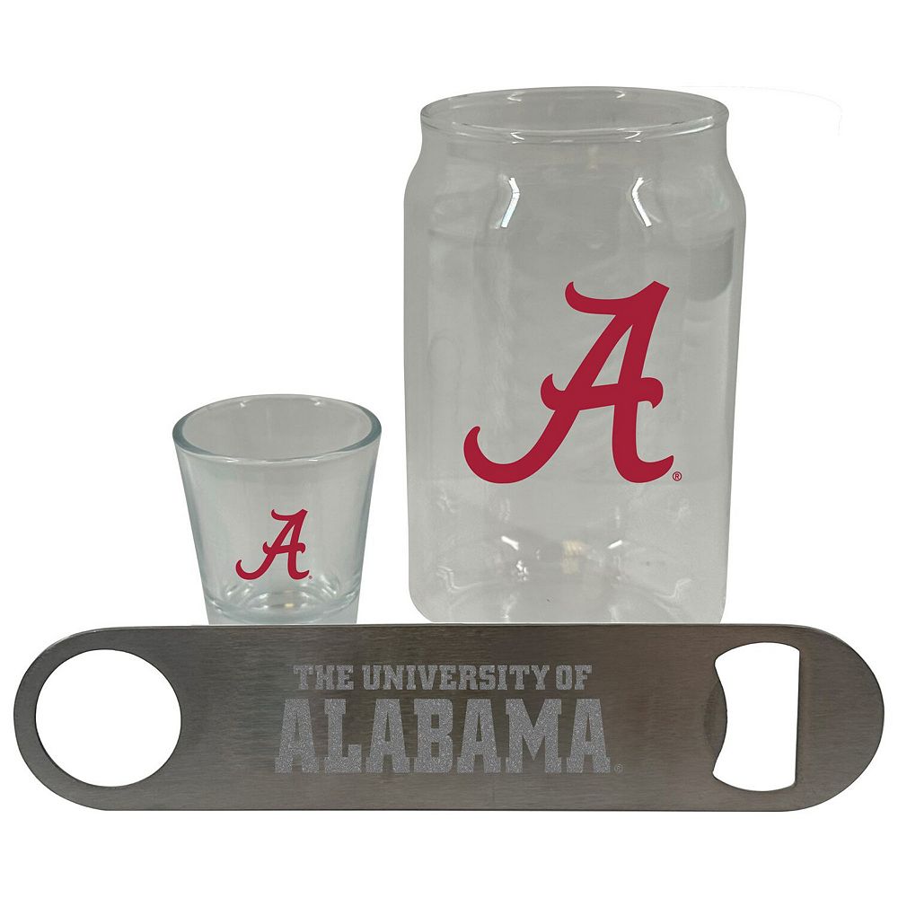 The Memory Company Alabama Crimson Tide Three-Pack Beer Glass, 2oz ...