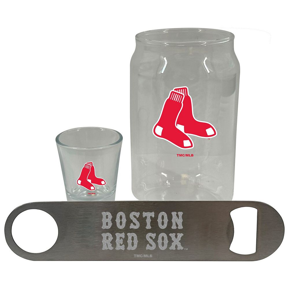The Memory Company Boston Red Sox Three-Pack Beer Glass, 2oz. Shot ...