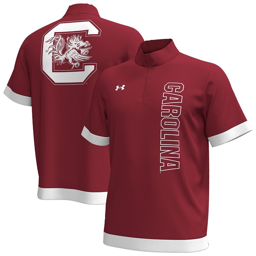 Men's Under Armour Garnet South Carolina Gamecocks 2024 On-Court ...