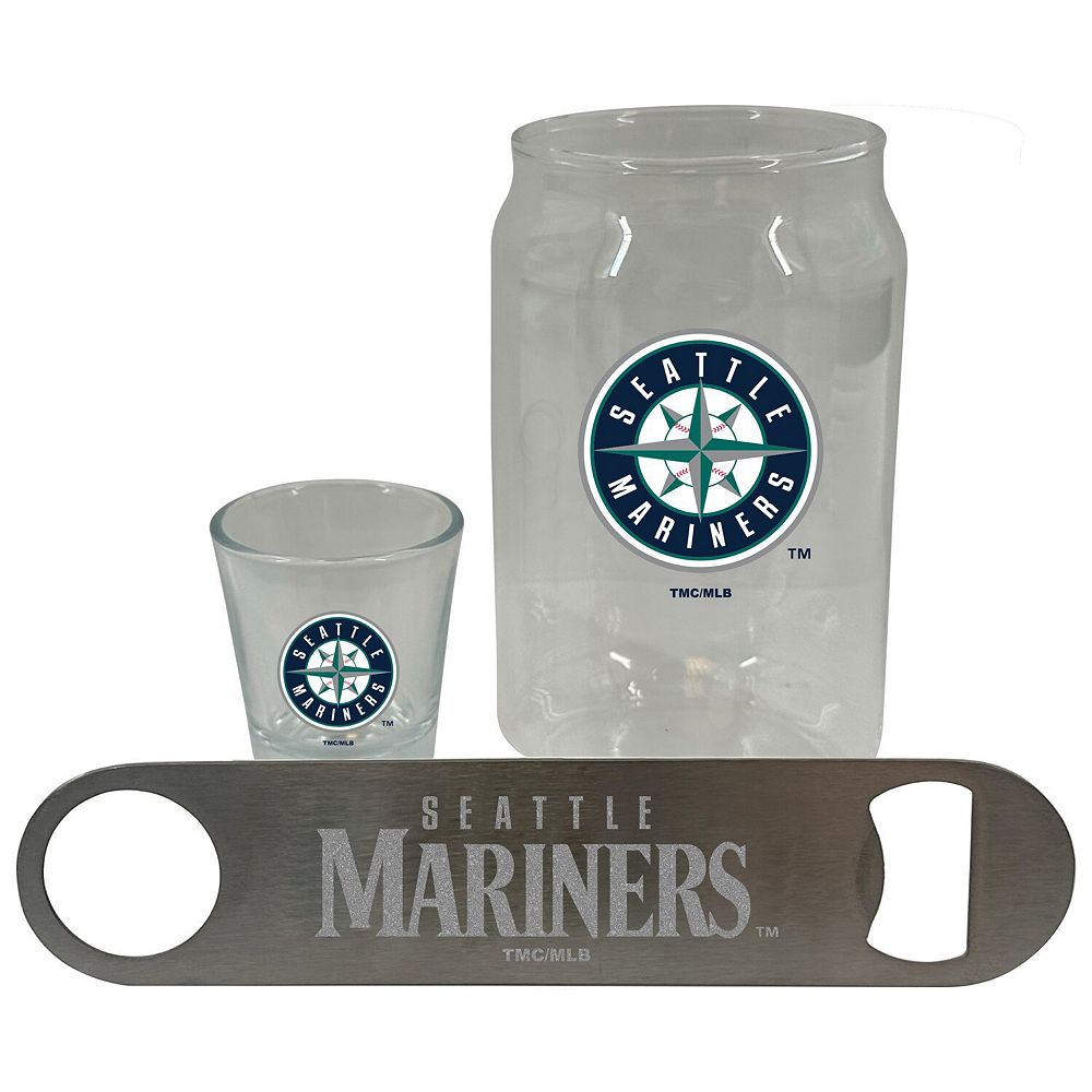 The Memory Company Seattle Mariners Three-Pack Beer Glass, 2oz. Shot ...