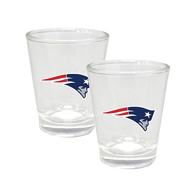 The Memory Company New England Patriots Three-Pack 8oz. Leather Flask ...