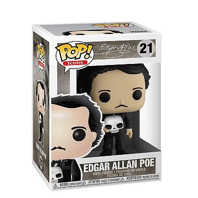 Funko Pop! Edgar Allan Poe with Skull #21